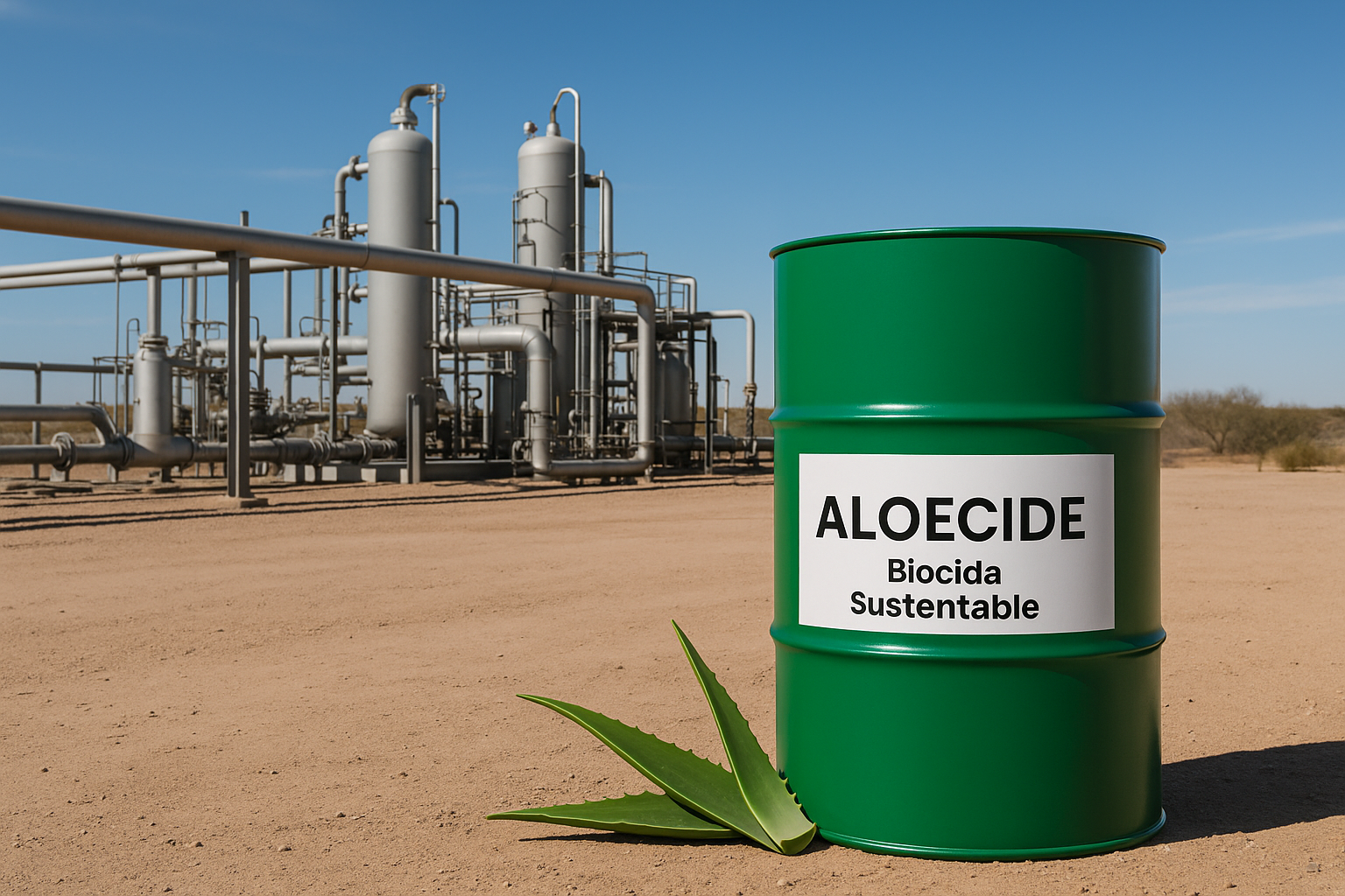 Biocidas sustentables en la industria petrolera - Aloetrade America LLC